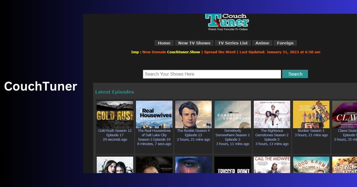 CouchTuner - Enjoy Shows for Free!
